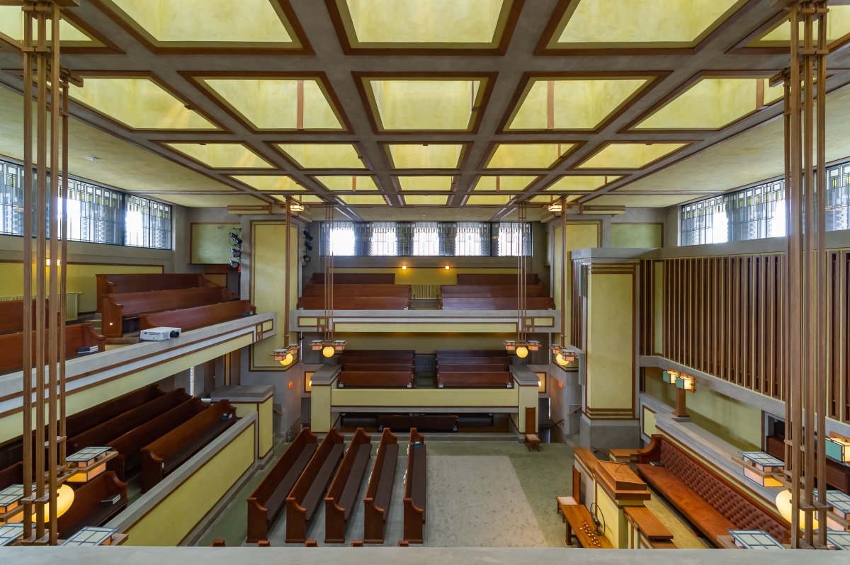 YINJISPACE - Frank Lloyd Wright x 1908 Unity Temple